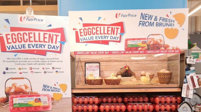 NTUC FairPrice offers eggs from Brunei to further diversify sources and ...